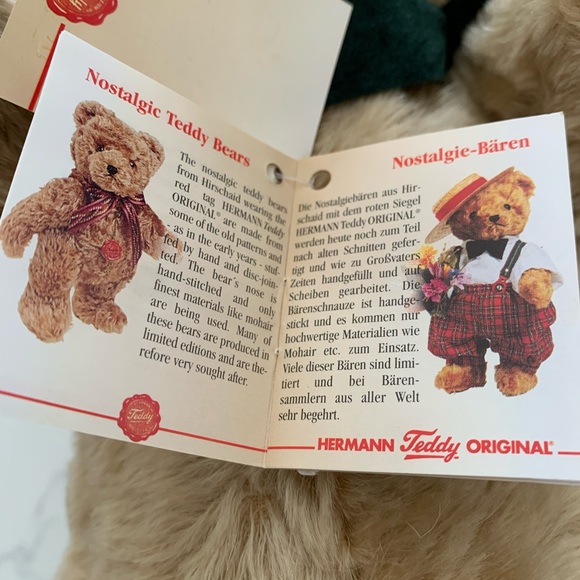 Hermann Teddy Bear | Accents | Teddyhermann Vintage No 352 Collectors ...
